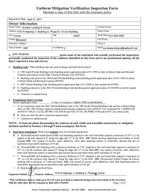 Fillable Online reconcilabledifferences Wind Mitigation 1802 form ...