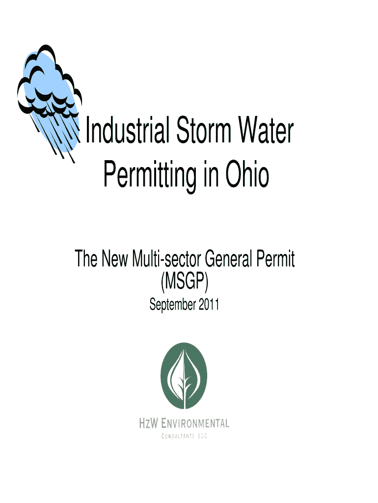 Industrial Storm Water: Fill out & sign online | DocHub