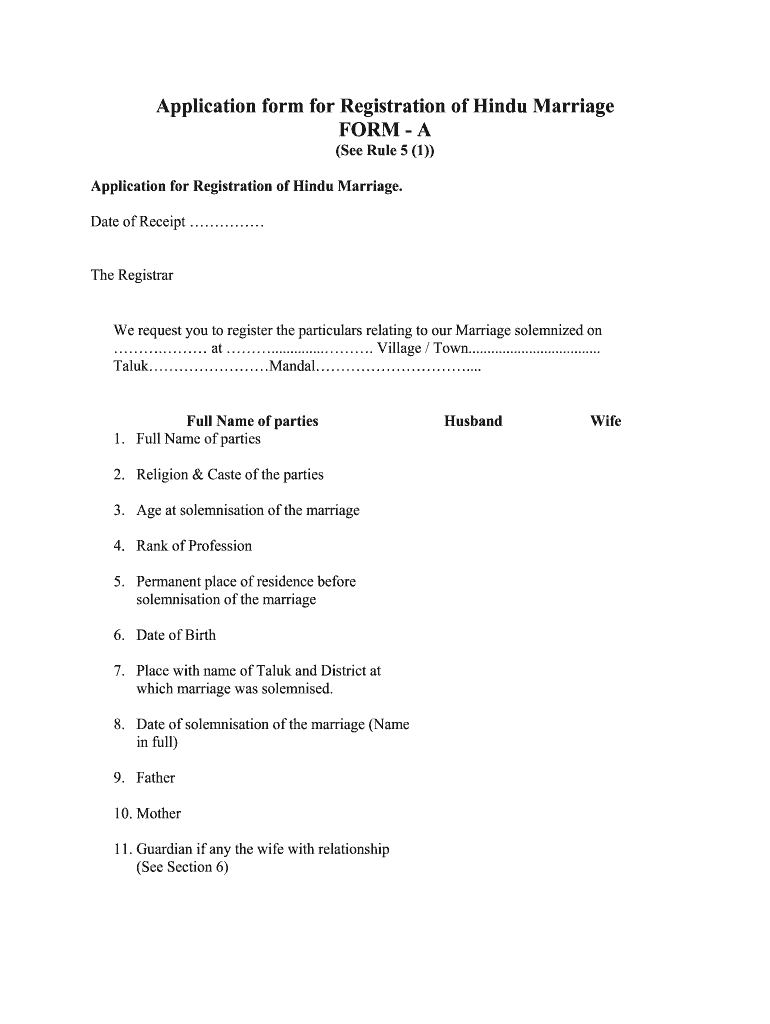 Marriage Certificate Form Pdf No No Download Needed Needed Fill Out 