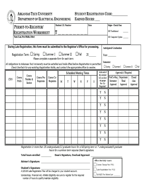 Fillable Online faculty atu PERMIT-TO-REGISTER - faculty atu Fax Email ...