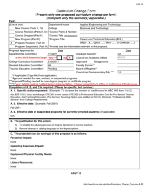 Fillable Online Career and Technical Education (B Fax Email Print ...