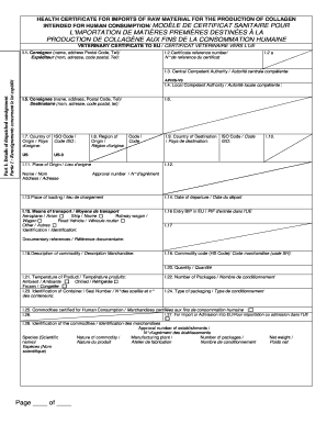 Fillable Online aphis usda Page of INTENDED FOR HUMAN ... - aphis ...