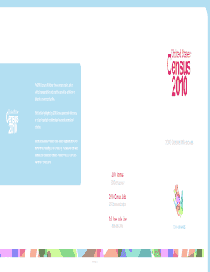 Fillable Online census The 2010 Census will define who we are as a ...