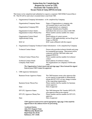 Fillable Online cms spoe id form Fax Email Print - pdfFiller