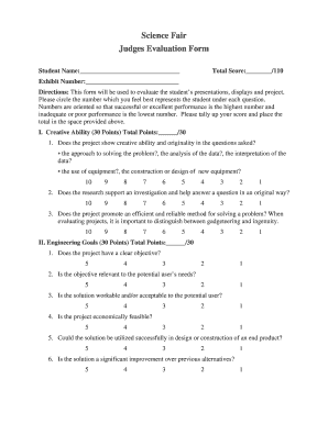 Fillable Online uscg Science Fair Judges Evaluation Form - uscg Fax ...