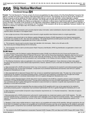 Fillable Online dla dlms 856s form Fax Email Print - pdfFiller