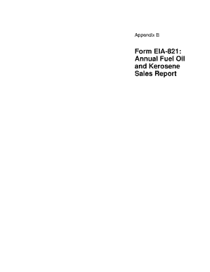 Fillable Online eia eia 821 form Fax Email Print - pdfFiller