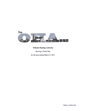 Fillable Online hud Orlando Housing Authority Moving to Work Plan for ...