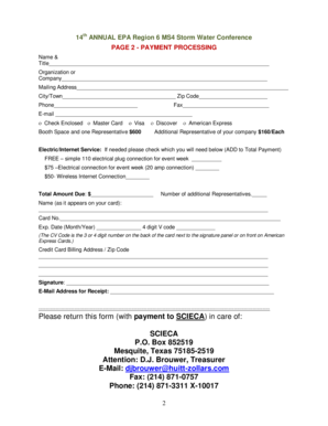 Fillable Online epa 2012 Exhibitor Registration Form - epa Fax Email ...