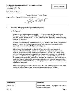 Fillable Online fsa usda ao1485.doc Fax Email Print - pdfFiller