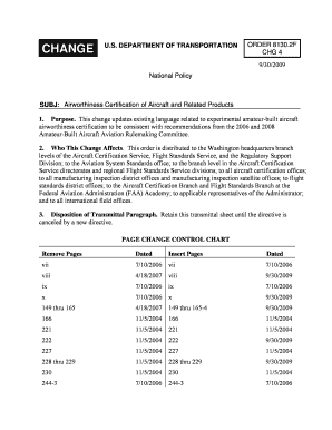 Fillable Online faa Order 8130.2 F (change 4) - FAA - faa Fax Email ...