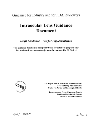 Fillable Online Guidance for Industry and for FDA Reviewers Fax Email ...