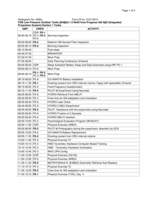 Fillable Online nasa Page 1 of 3 Radiogram No. 4382u Form 24 for 10/21 ...