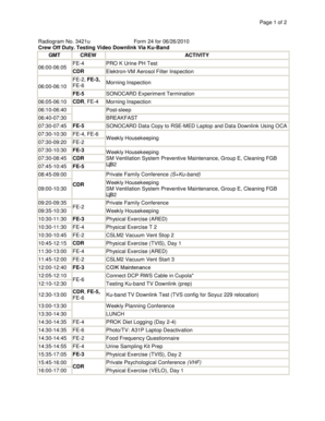 Fillable Online nasa Page 1 of 2 Radiogram No. 3421u Form 24 for 06/26 ...