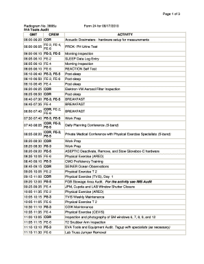 Fillable Online nasa Page 1 of 3 Radiogram No. 3866u Form 24 for 08/17 ...