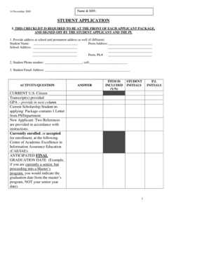 Fillable Online cse buffalo Student-Application-2004 (PDF) - Computer Science and Engineering ...