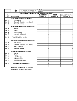 Fillable Online rita dot Form 41, Schedule P-12(a) - Fuel Consumption ...