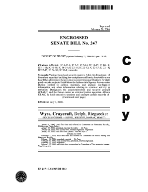3* Reprinted February 28, 2006 ENGROSSED SENATE BILL No - Fill and Sign ...