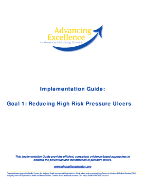 Fillable Online in Implementation Guide: Goal 1: Reducing High Risk ...