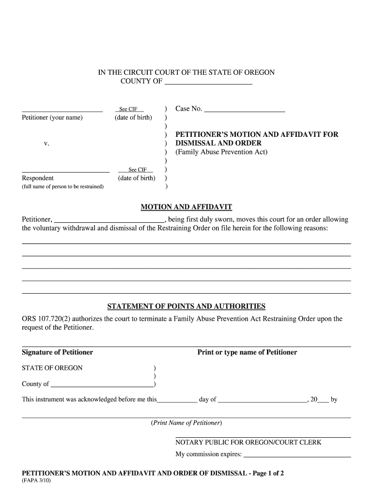 Washington County Restraining Order Fill Online Printable Fillable
