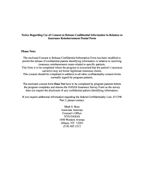 Fillable Online oasas ny Pdf fillable oasas release of information Fax ...