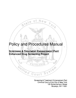 Fillable Online courts state ny Policy And Procedures Manual - New York ...