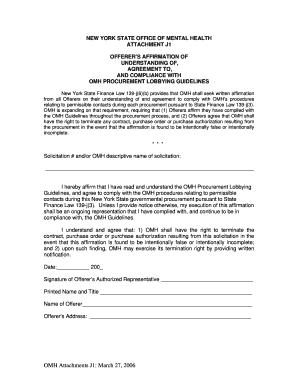 Fillable Online omh ny Nys omh contract fillable form Fax Email Print ...