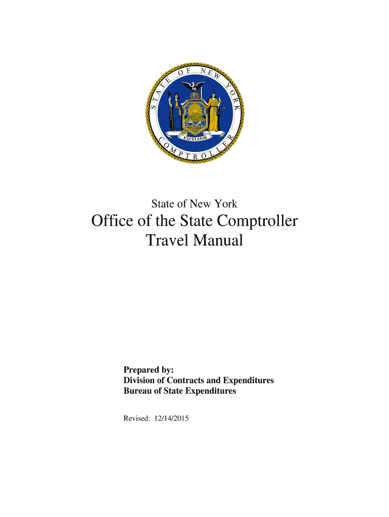 Fillable Online osc state ny Travel Manual Fax Email Print - pdfFiller