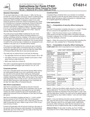 Fillable Online tax ny CT-631-I New York State Department of Taxation ...