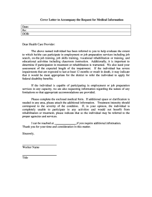 Fillable Online otda ny Cover Letter to Accompany the Request for ...