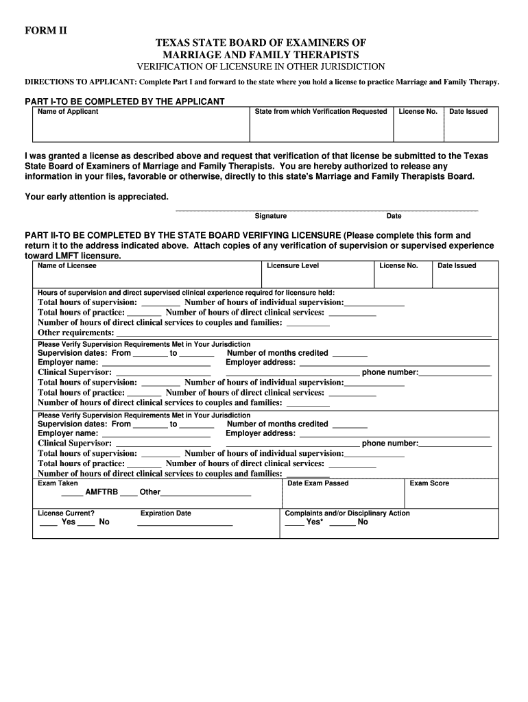 Fillable Online Verification of Licensure in Other Jurisdiction Fax ...
