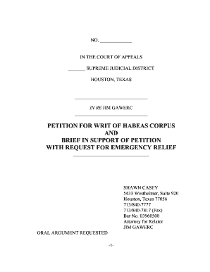Fillable Online supreme courts state tx Petition for Writ of Mandamus E-Brief - Supreme Court of ...