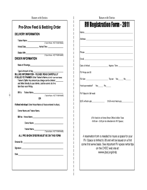 Fillable Online Return with Entries Return with Entries Pre-Show Feed ...