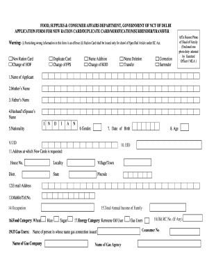 Fillable Online delhi gov Application Form in English Language - Delhi ...