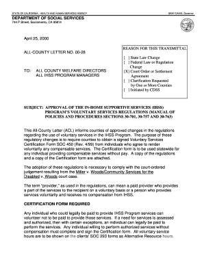 Fillable Online dss cahwnet CDSS All County Letter 00-28 - dss cahwnet ...