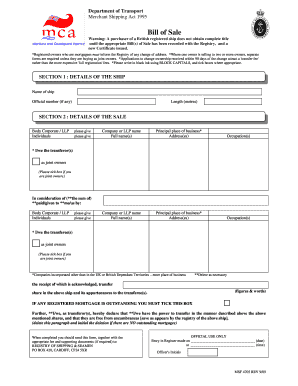 Fillable Online dft gov UK Ship Register: forms, guides and notices ...