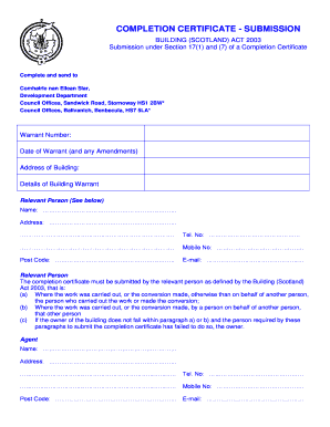 Fillable Online cne-siar gov Comhairle nan Eilean Siar, Fax Email Print - pdfFiller