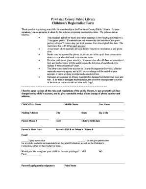 Fillable Online powhatanva Powhatan County Public Library - Powhatan ...