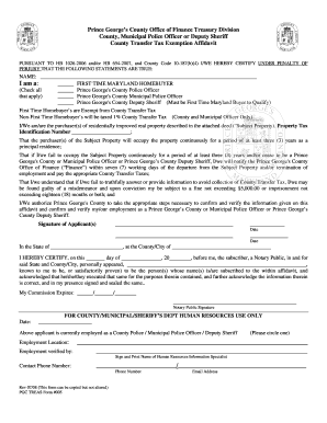 Fillable Online princegeorgescountymd County and Municipal Police ...