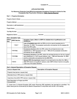 Fillable Online fairfaxcounty RPA Form Article 6 - 2009 fees - Fairfax ...