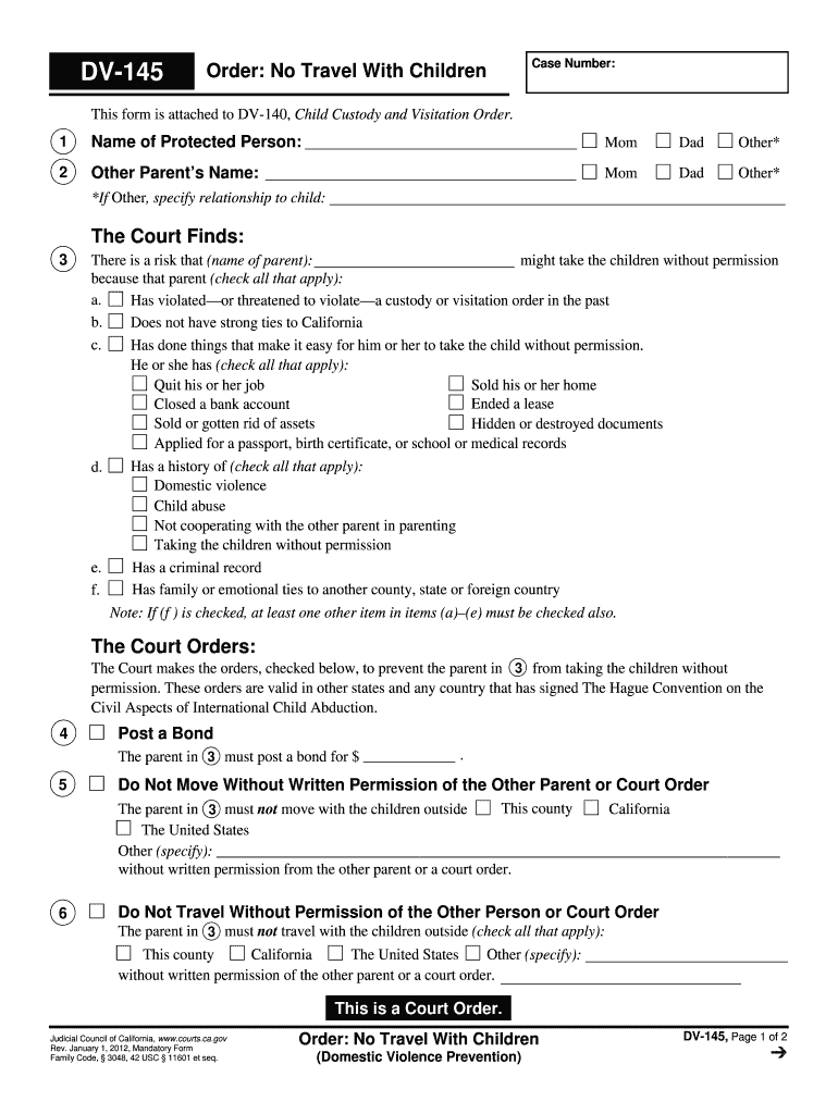 Dv 145: Fill out & sign online | DocHub