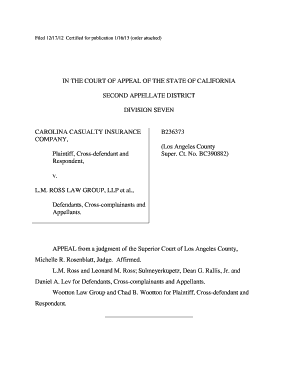 In The Court Of Appeal Of The State Of California Second Appellate ...