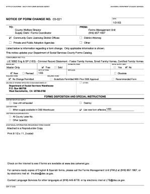 LIC 508D Eng & SP (1/03) - Criminal Record Statement - Foster Family ...