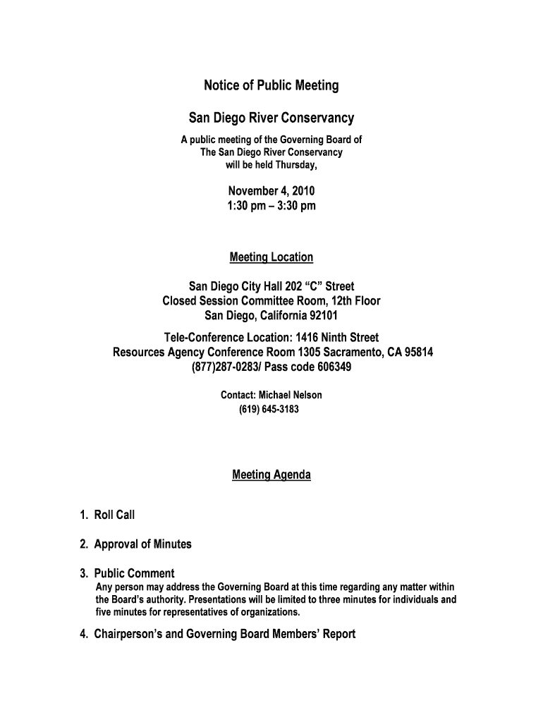 Tele-Conference Location: 1416 Ninth Street: Fill out & sign online ...