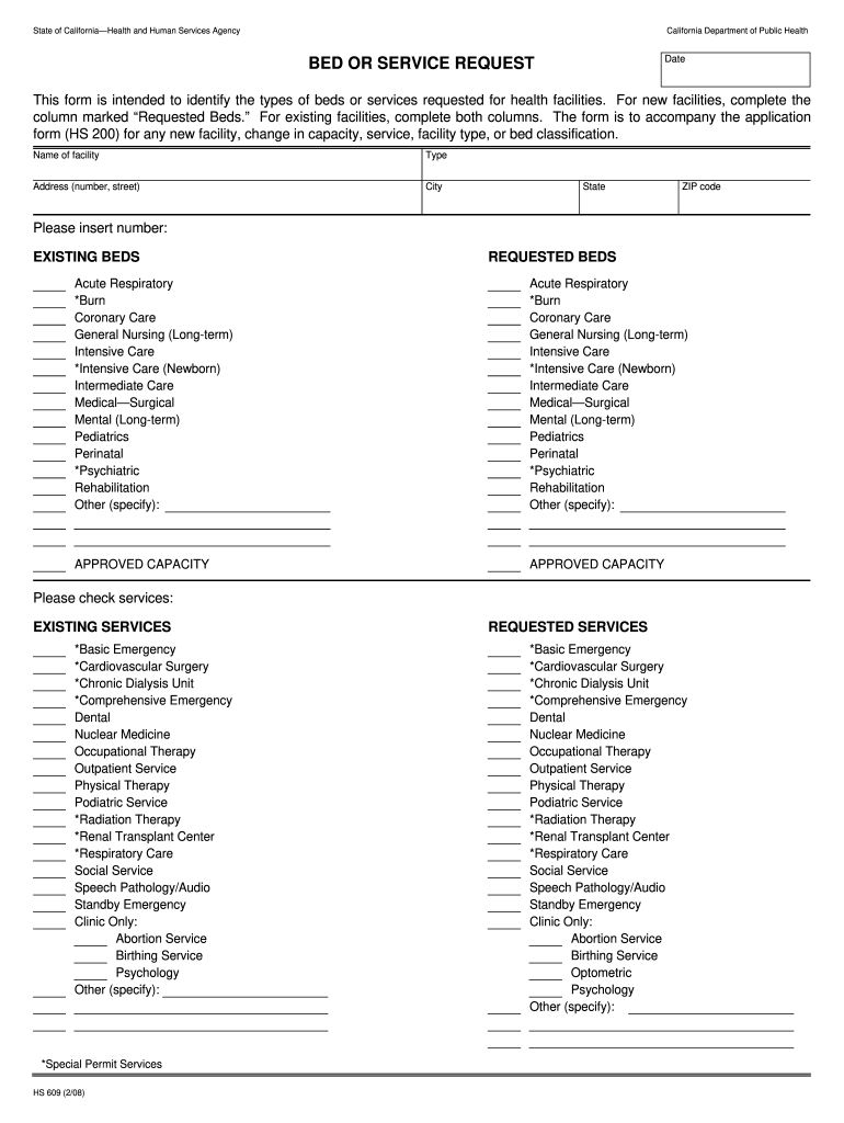 609 Form Fill Online Printable Fillable Blank PdfFiller