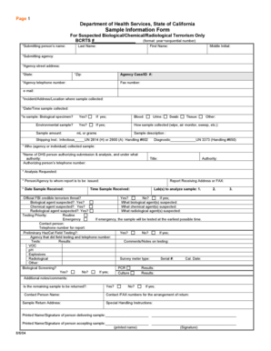 Fillable Online cdph ca California Department of Health Services - cdph ...