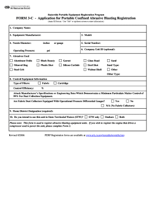 Fillable Online arb ca FORM 3-C - Application for Portable Confined ...