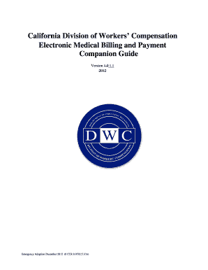 Fillable Online dir ca California Electronic Medical Billing and ...