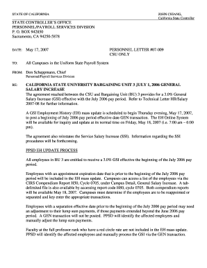 Fillable Online sco ca All Campuses in the Uniform State Payroll System ...