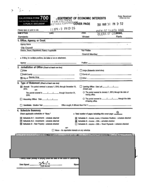 Fillable Online fppc ca Sarmiento, Vincent - Fair Political Practices ...